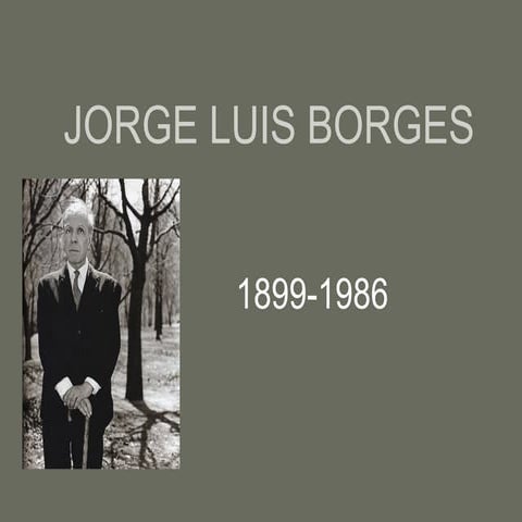 Jorge Luis Borges | PPT