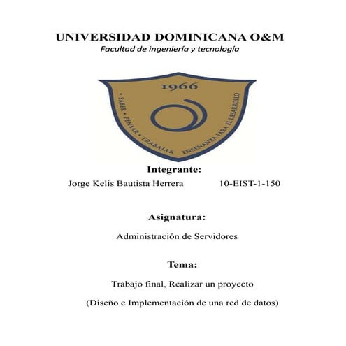 Proyecto final oym "Mi Empresa Tecno.srl" | PPTX