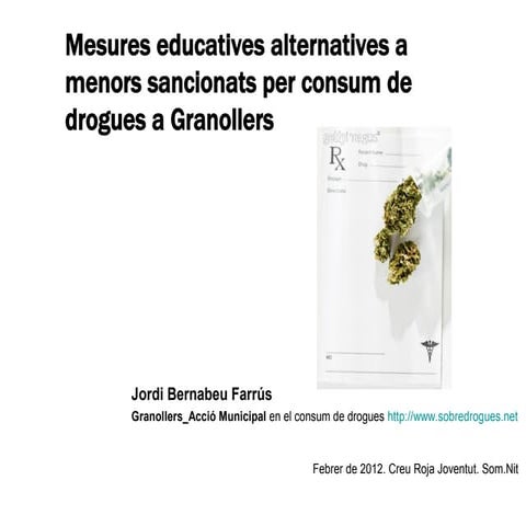 Mesures educatives alternatives a menors sancionats: educació o reparació? | PDF