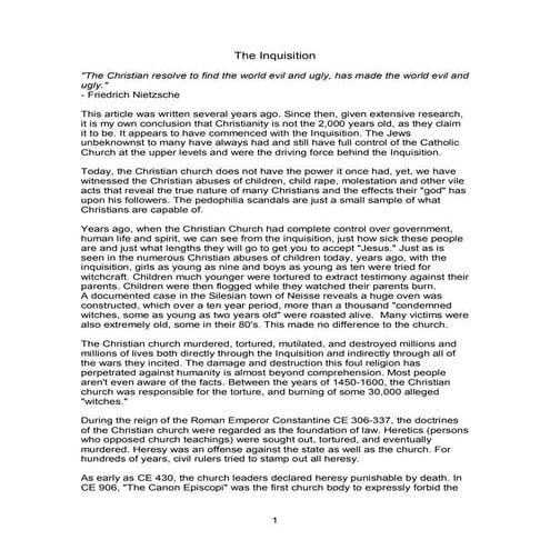 The Spanish Inquisition | PPTX