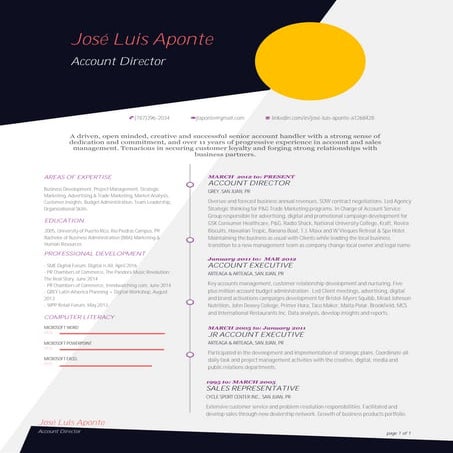 José Luis Aponte Resume | PDF