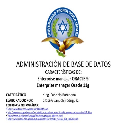 Introduccion A Oracle Ppt