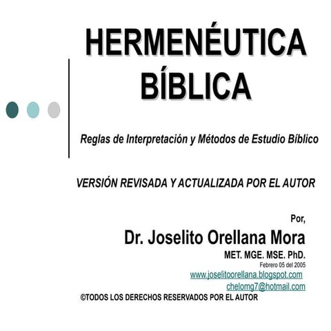 Joselito Orellana Mora taller hermeneutica.ppt