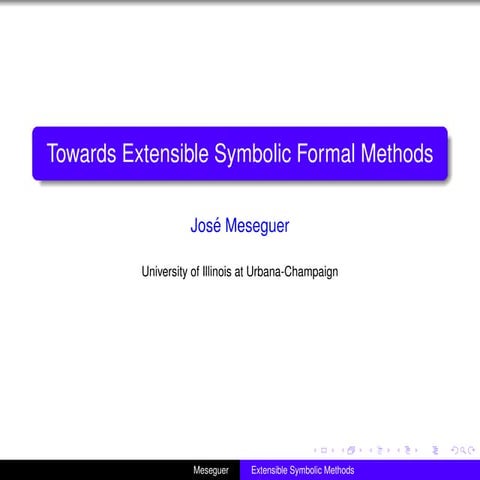Symbolic Reasoning Methods In Rewriting Logic And Maude Ppt 9669