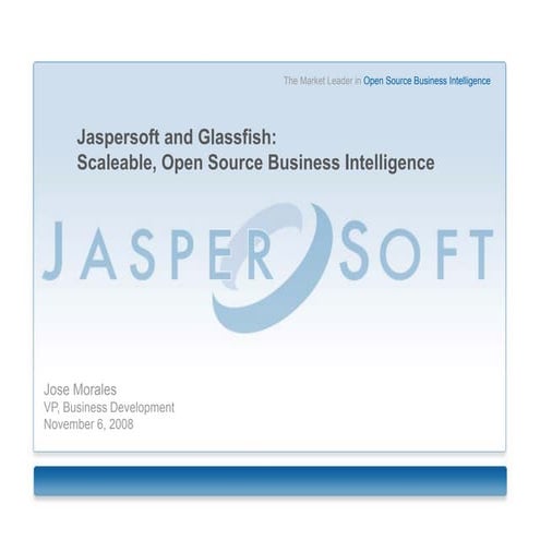 JasperSoft and GlassFish | PDF