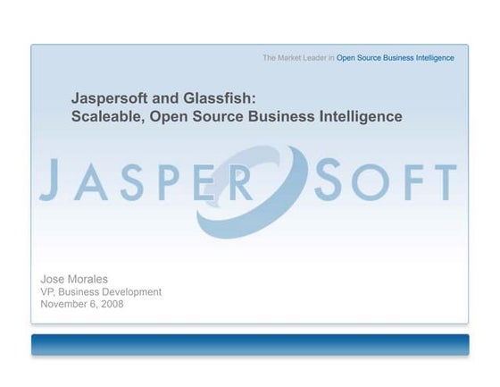 Business Intelligence Tool Jaspersoft | PPT