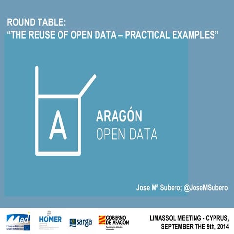 REUSE OF OPEN DATA – ARAGON OPNE DATA PRACTICAL EXAMPLE | PPT