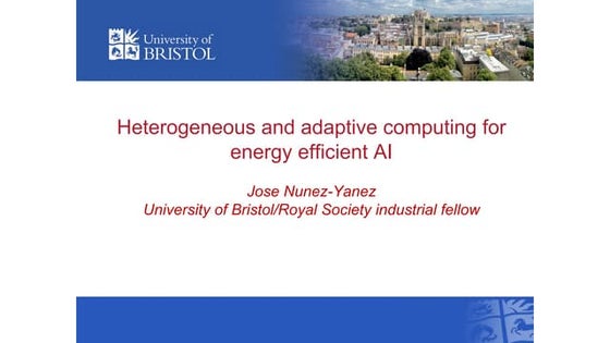 Running deep learning onto heterogenous hardware | PPT