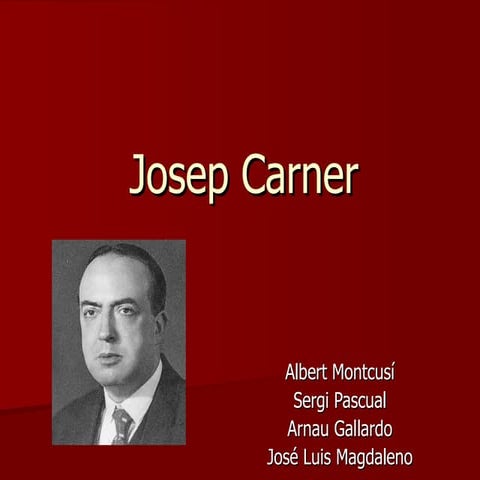 Josep carner | PPT