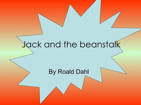 Jack and the beanstalk. | PPT