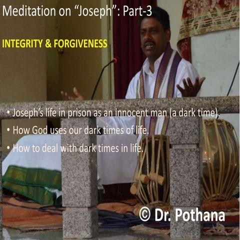 Dr. Pothana's Meditation on Joseph:Part-3 | PPT