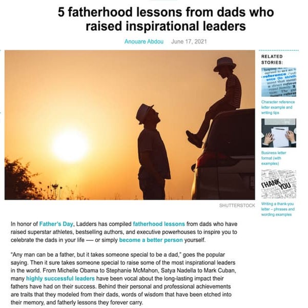 5 fatherhood lessons from dads who raised inspirational leaders | PPT