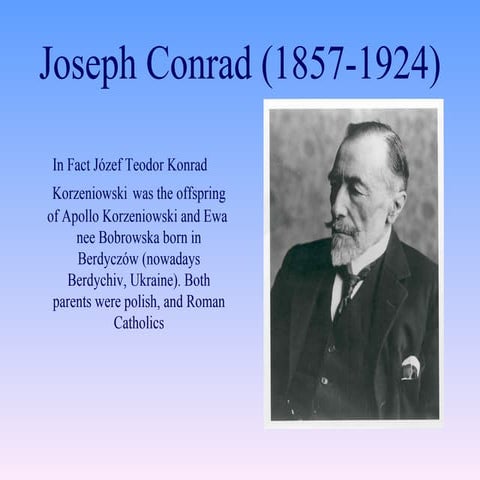 Joseph Conrad g 132 | PPT