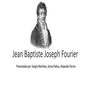 Joseph fourier | PPTX