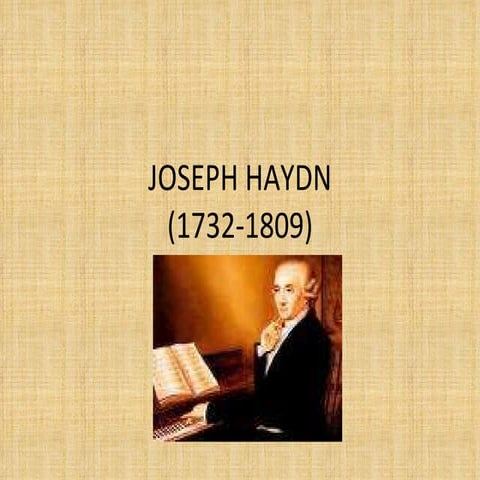 Joseph haydn | PPT