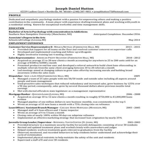 Michael Jurczak Resume | DOCX