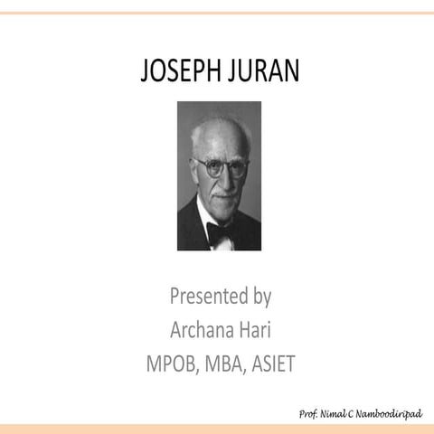 Joseph Juran | PPT