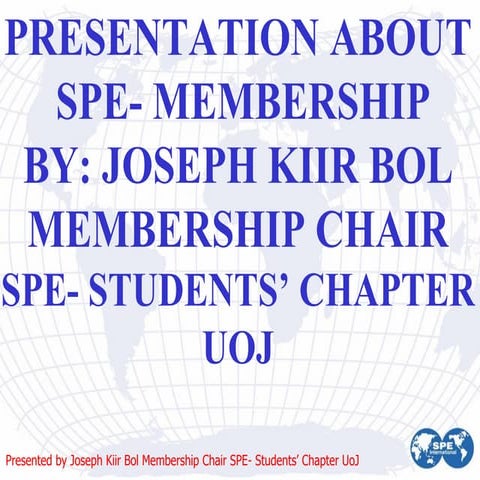 Joseph Kiir presentation on SPE original.pdf | Free Download