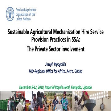 Joseph mpangalile sam hire service provision practices in ssa private ...