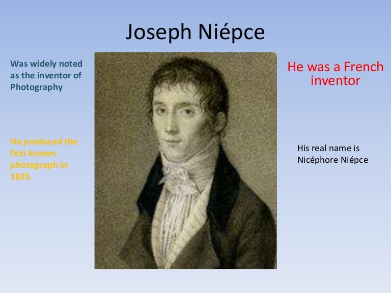 Joseph nicéphore niépce