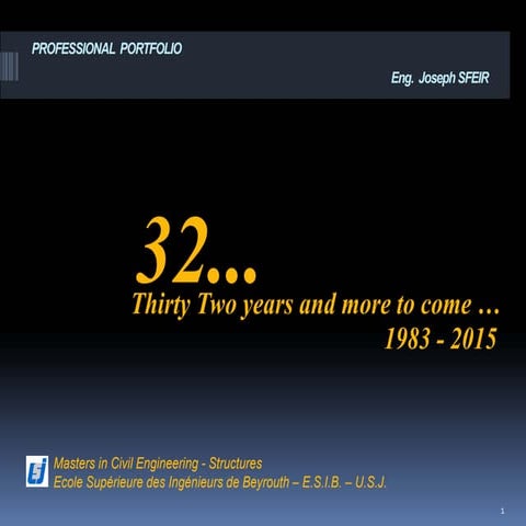Joseph Sfeir thirty two years 1983 2015 | PDF