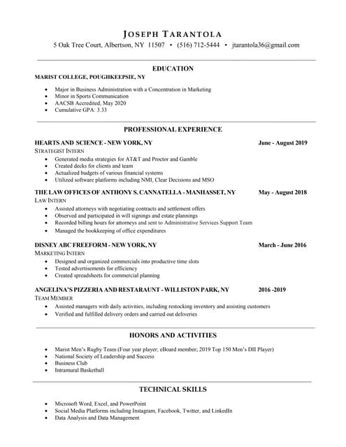 Josephtarantola presentations