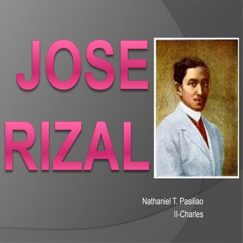 ANG TALAMBUHAY NI DR. JOSE PROTACIO RIZAL | PPT