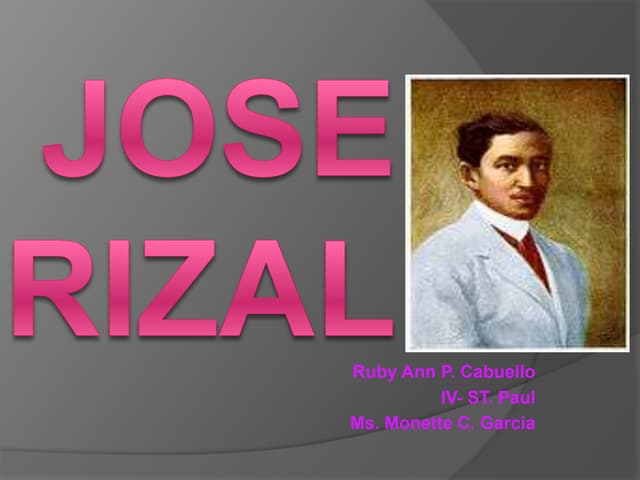 jose rizal at mga kapatid.pptx