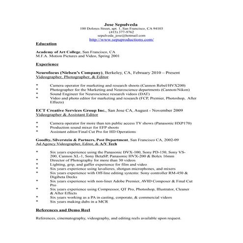Jose sepulveda resume_updated_word | DOC