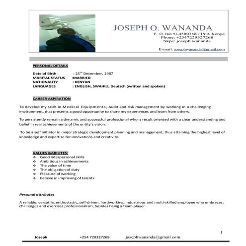 Jose updated cv | PDF