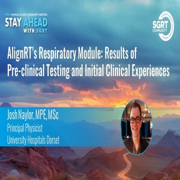 AlignRT’s Respiratory Module: Results of Pre-clinical Testing and ...