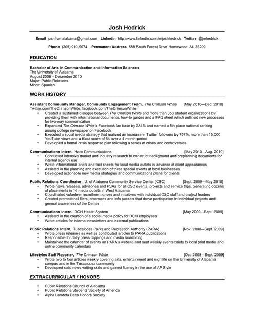 Georgia's Resume | PDF