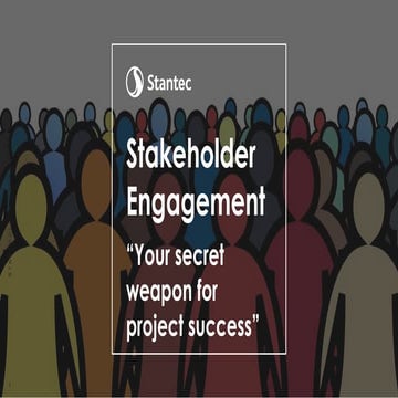 Josh Hodder - Stakeholder Engagement “Your secret weapon for project ...