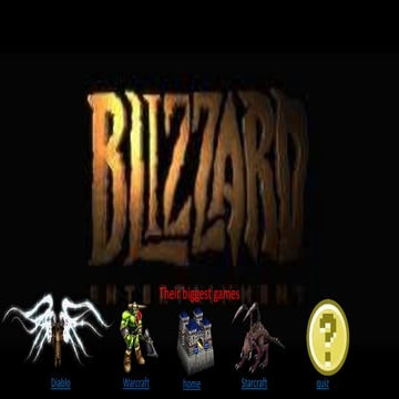 my blizzard presentation | PPTX | Video Game Genres | Video Gaming