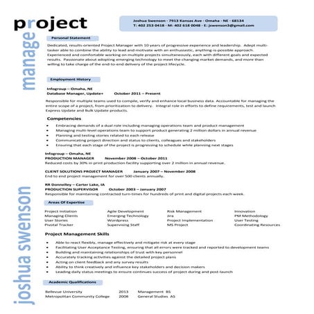 Josh Swenson Resume | PDF