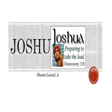 Joshua biblical character | PPTX