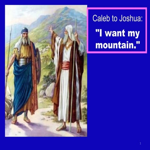 Joshua 14a | PPT