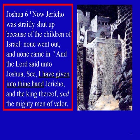 Joshua 6a | PPT