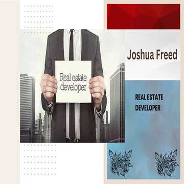 Joshua Freed - Real Estate Developer | PPT