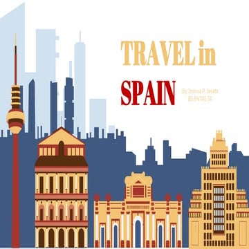 Travel in Spain | PPTX