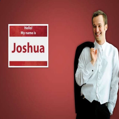 Joshua Scheid Visual Resume | PPTX