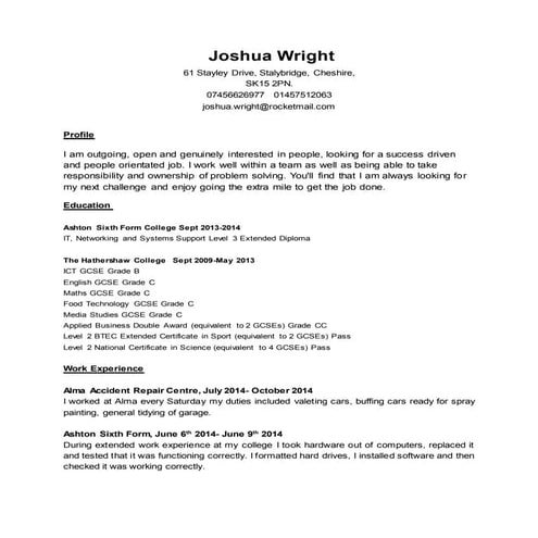 Joshua Wright CV | DOCX | Education