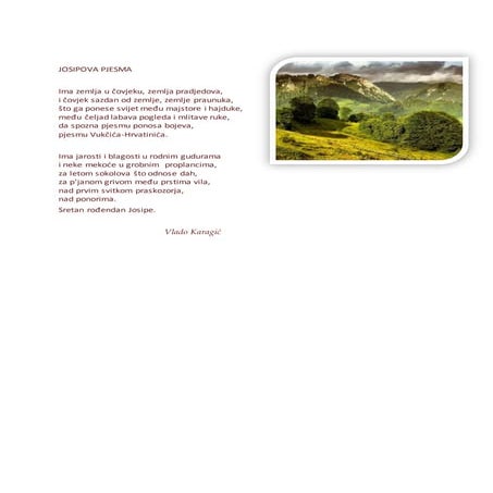 Josipova pjesma | DOCX