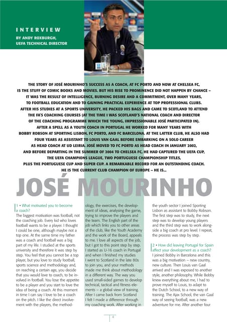 Tactical periodization: Mourinho's best-kept secret? | PDF