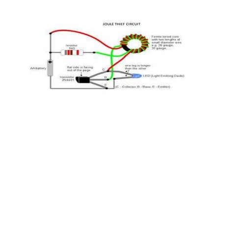 Joule thief circuit | DOCX