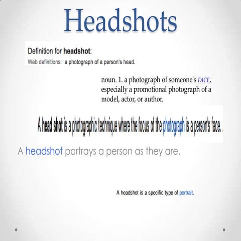 Awesome Headshots | PDF