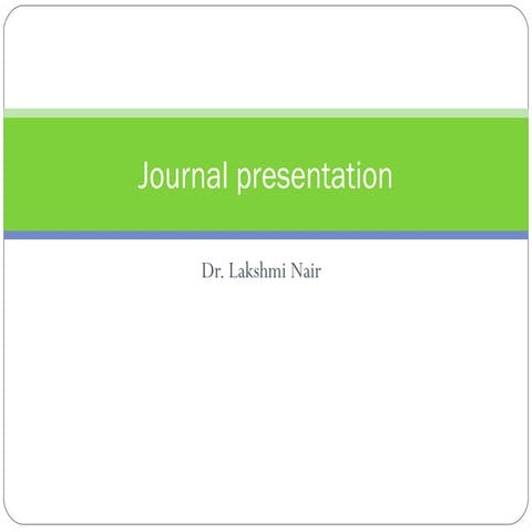 Journal | PPT