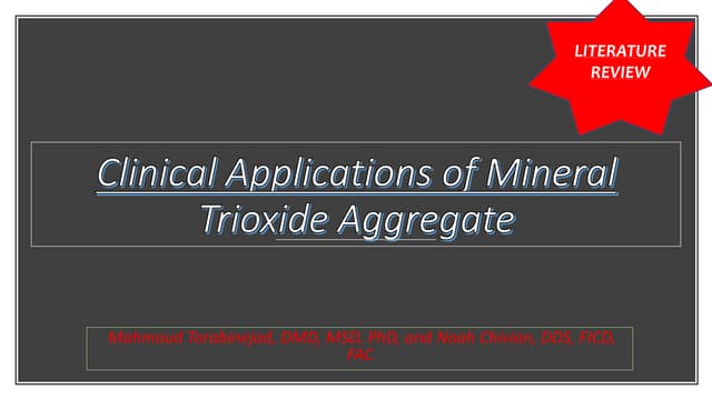 MTA ( Mineral Trioxide Aggregate ) | PPTX