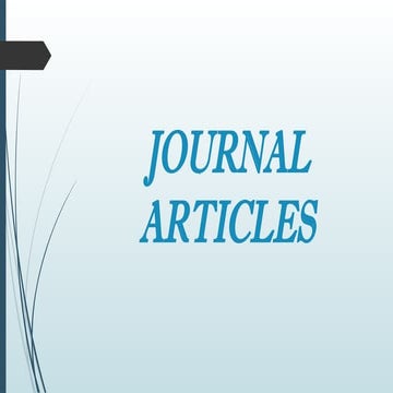 JOURNAL_ARTICLES.pptx english for academic | PPT