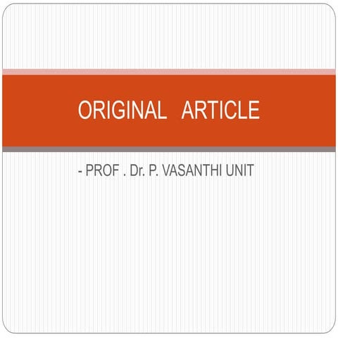 Science journal club presentation on .ppt